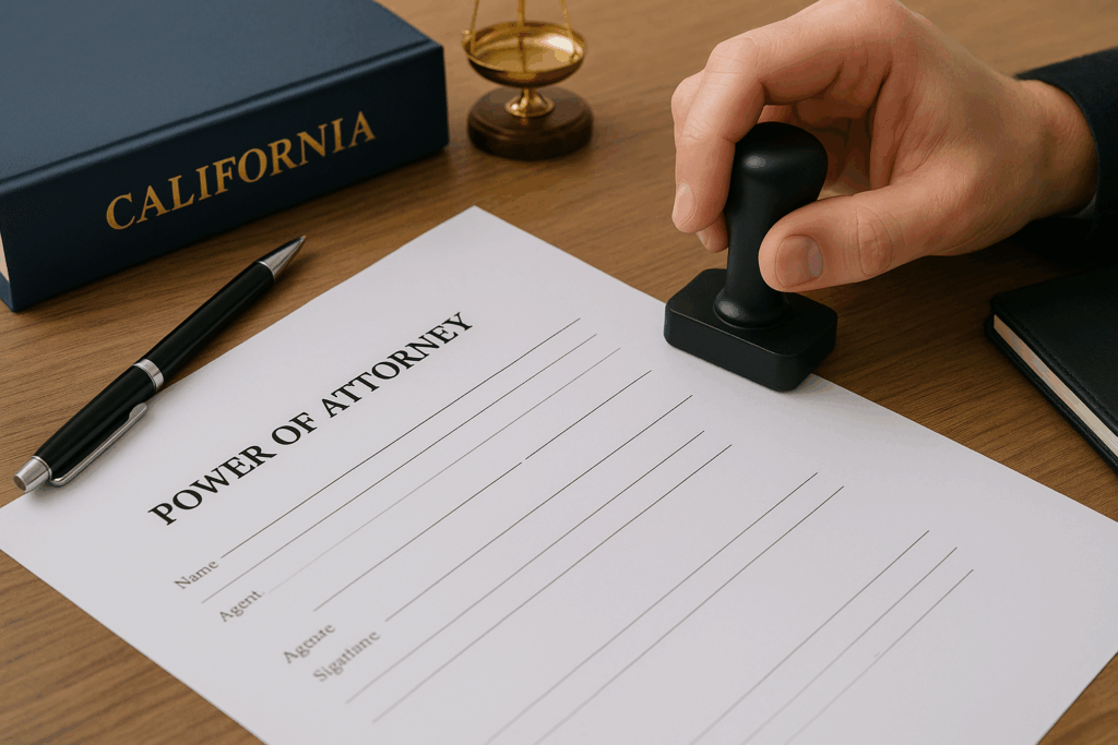 How To Notarize Power of Attorney California - Mobile Notary Public and ...