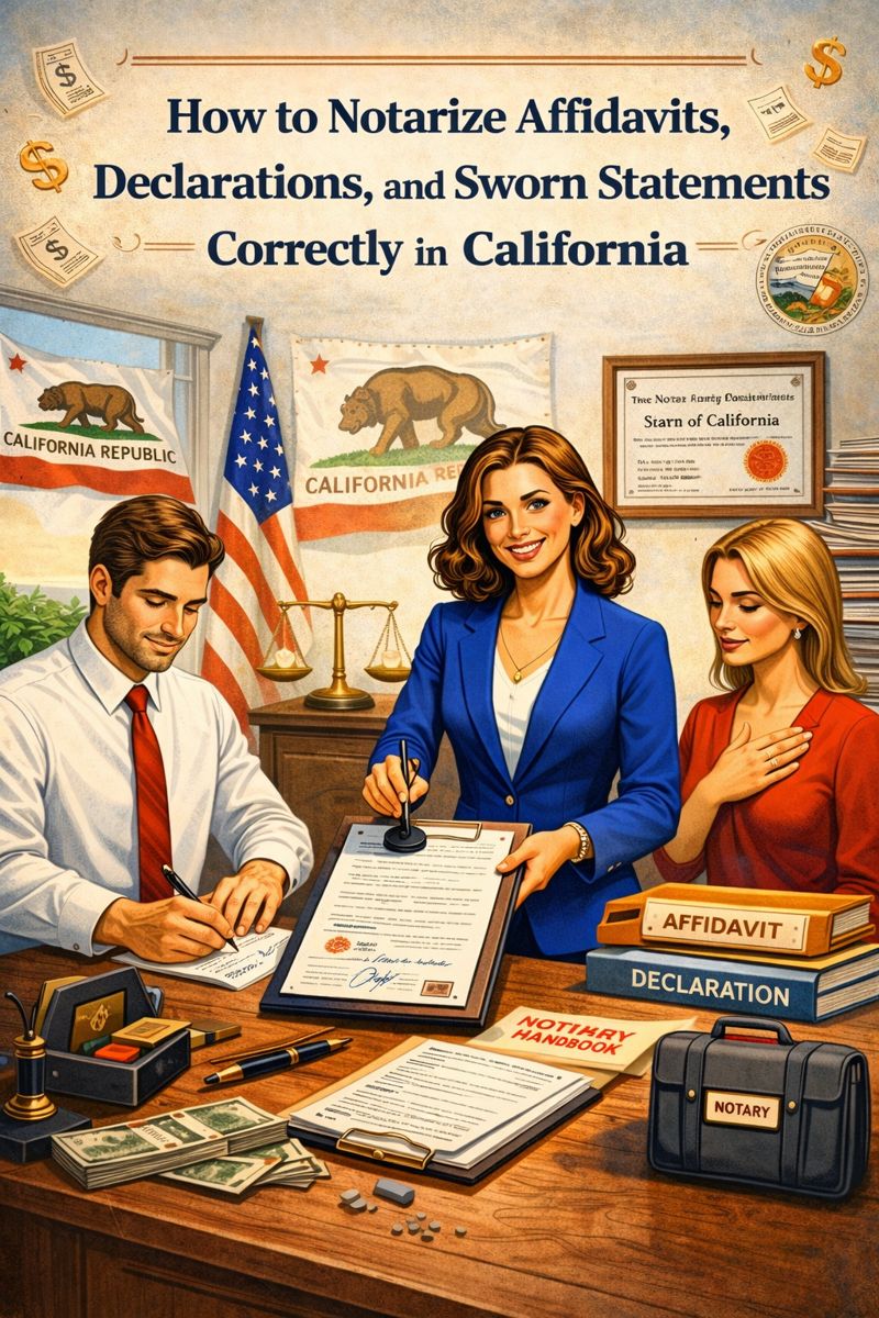 How To Notarize Affidavits, Declarations, Sworn Statements - Mobile ...